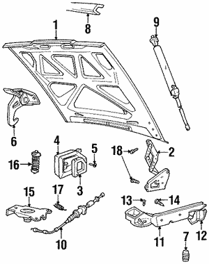 Lift Supports | Genuine OEM Volvo Parts — VolvoOEMPartsDirect.com ...