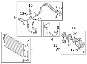 2019-2021 Hyundai Tucson Condenser 97606-D3820 | OEM Parts Online