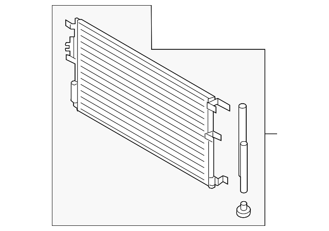 2019-2021 Hyundai Tucson Condenser 97606-D3820 | OEM Parts Online