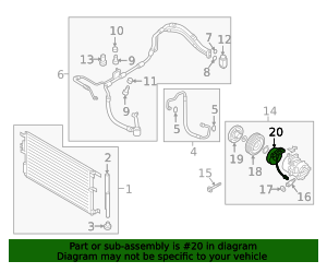 2019-2024 Hyundai Tucson A/C Compressor Clutch Coil 97641-D3500 | OEM ...