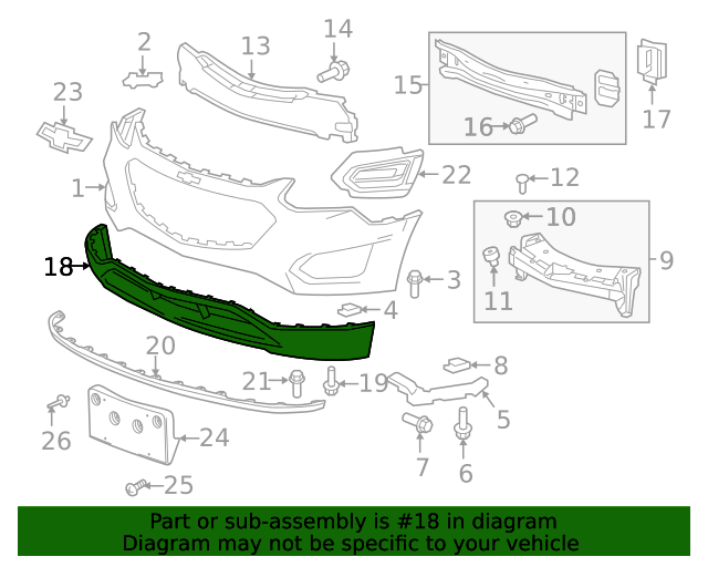 Front Lower Bumper Cover