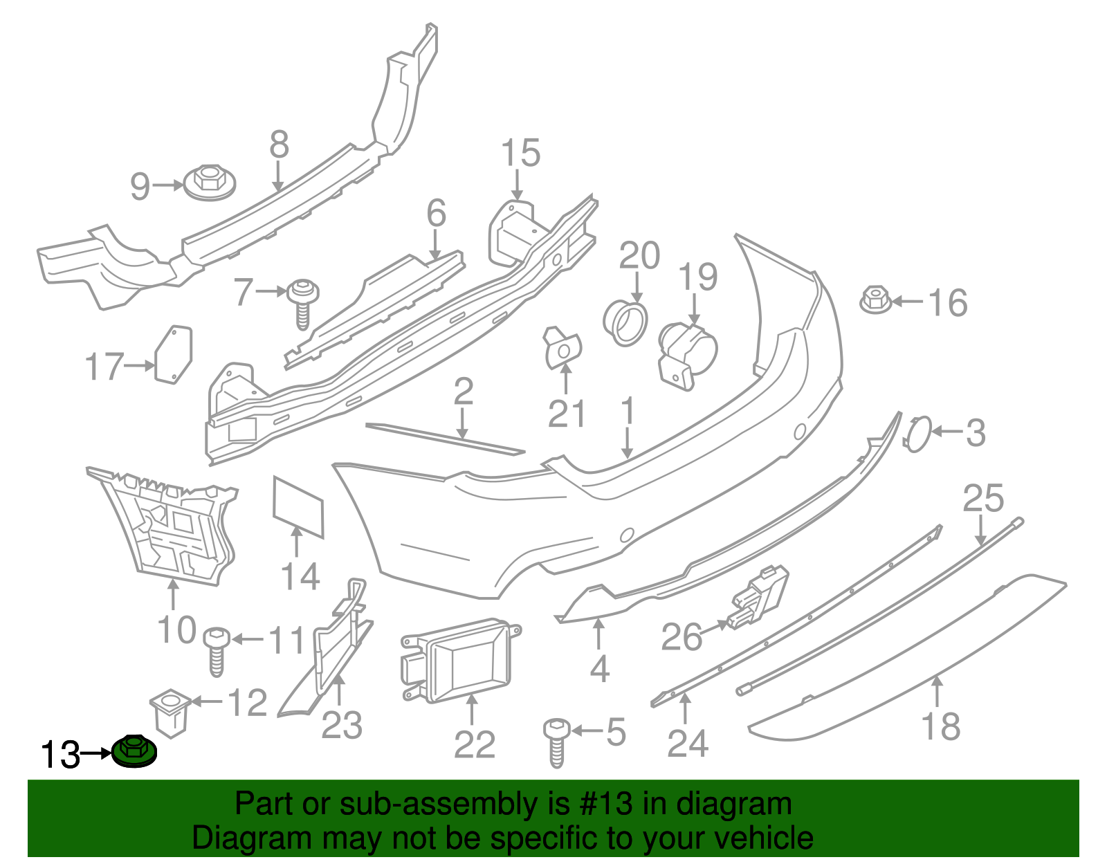 Genuine BMW 07-14-7-155-614 | Outer Support Nut | FREE Shipping on Most ...
