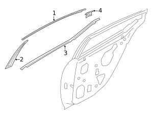 2019-2023 Nissan Altima Rear Trim - Passenger Side (RH) 822D2-6CA1A ...