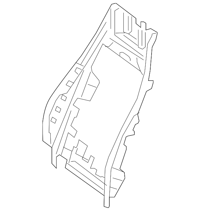 205-910-85-01 - Back Panel Cover 2017-2020 Mercedes-Benz | Mercedes ...