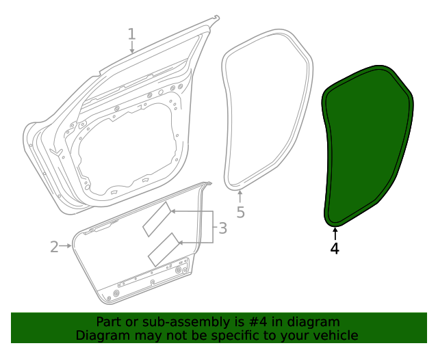 2019-2021 Volvo Door Weather-Strip 32229229 | TascaParts.com