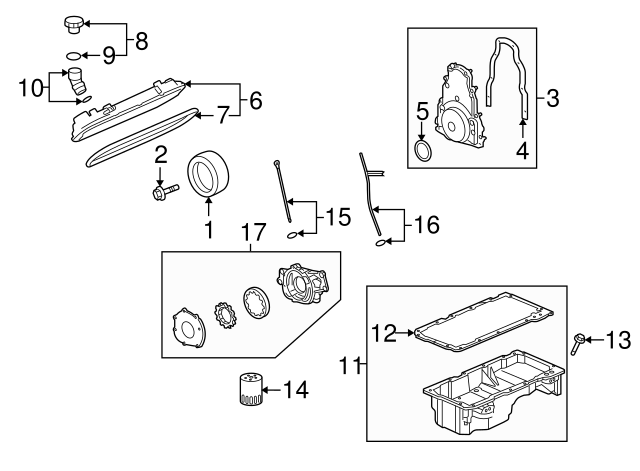 1997-2020 GM Oil Pump 12710303 | Partners Chevy