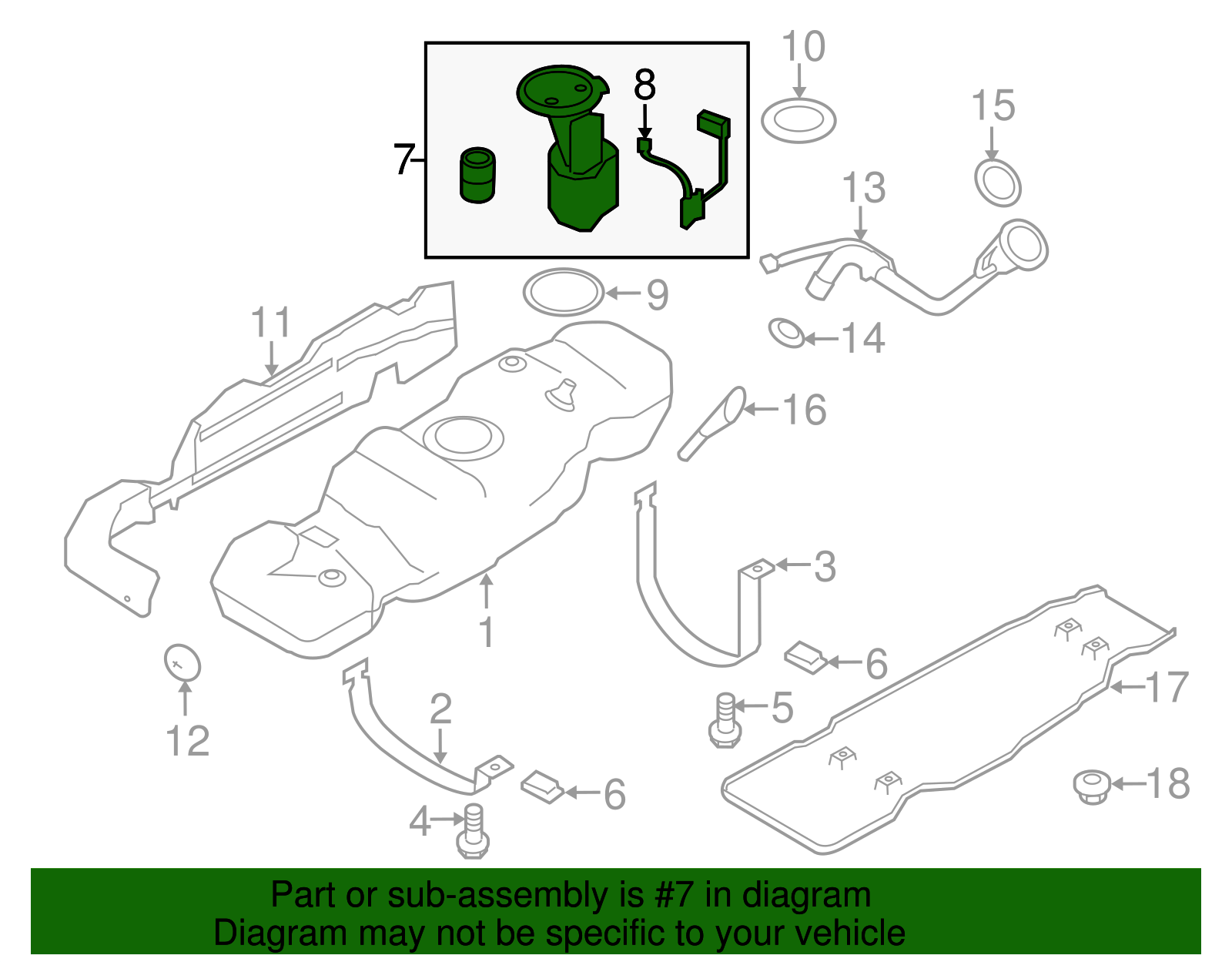 pfs1040 - Motorcraft™ Electric Fuel Pump 2012-2014 Ford F-150 ...