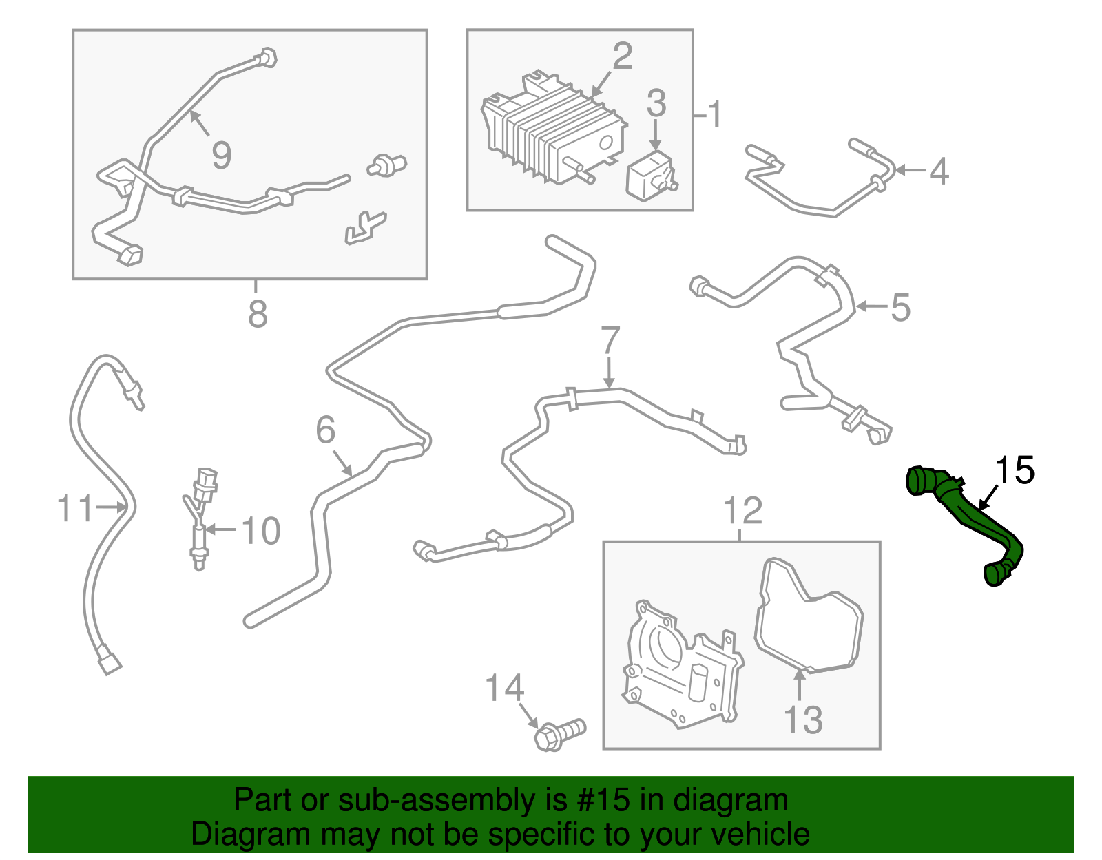 2013-2020 Ford Evaporative Emissions System Lines EJ7Z-6758-D | Ford ...