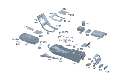 Center Console for 2025 Mercedes-Benz CLE 450 | Mercedes-Benz USA Parts