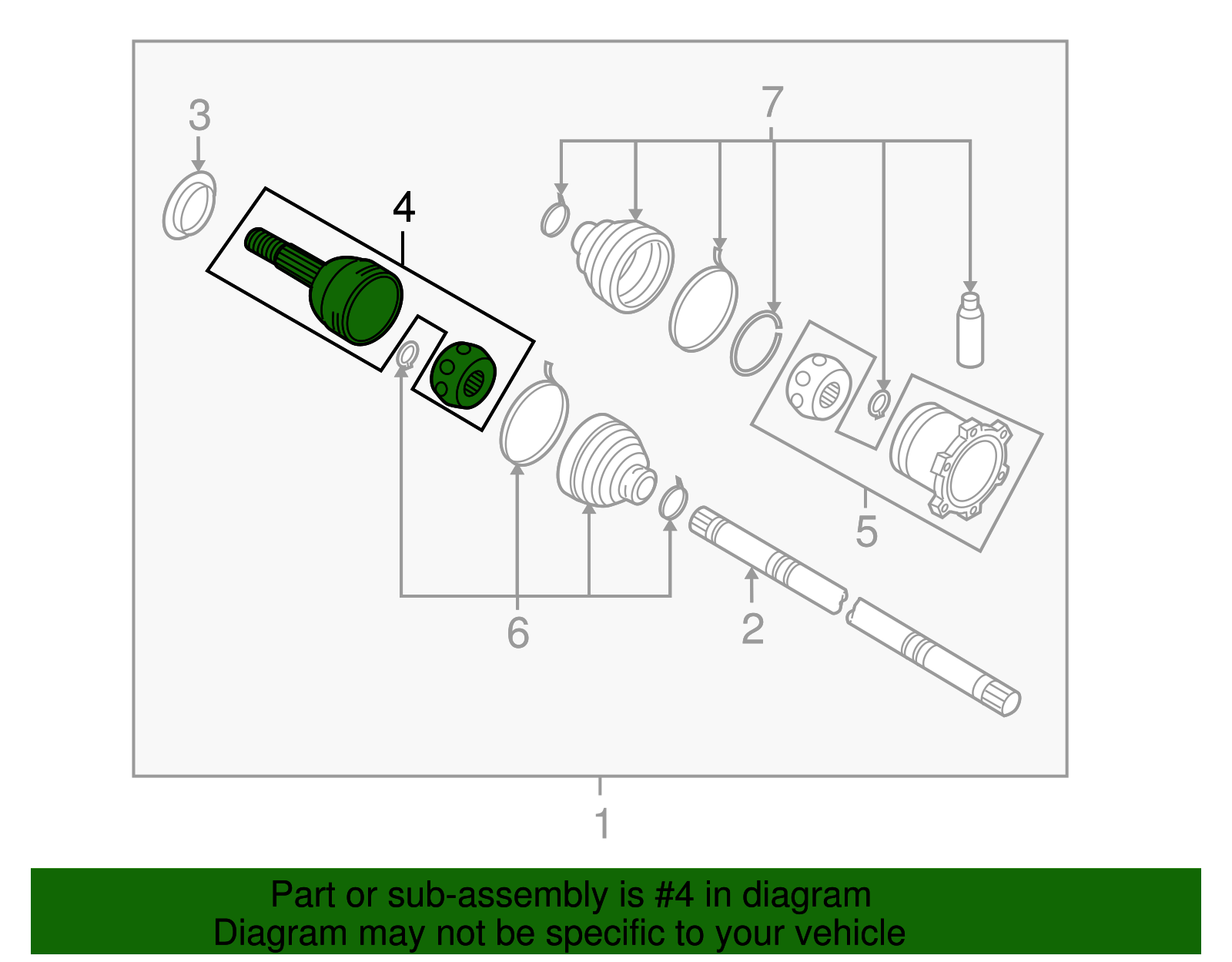 2015-2024 Nissan GT-R Outer Joint 39211-80B0A | Hart Nissan of NoVa