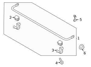 2020-2021 Hyundai Sonata Stabilizer Bar Bushing 55513-L1000 | OEM Parts ...