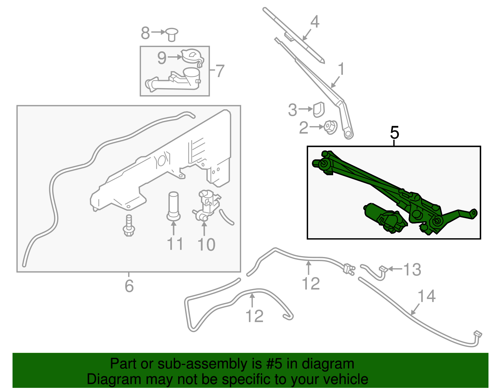 2017-2024 Nissan Armada | Motor & Linkage | 28800-6JK0A | Tom Wood ...