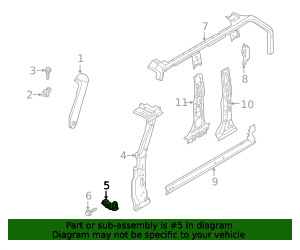 2022-2023 Ford Bronco Lower Bracket N2DZ-16A038-A | AwesomeParts.com