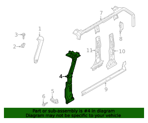 Pillar Front Body M2DZ-7802505-B | OEM Parts Online