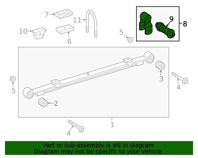 904-320-05-63 - Shackle 2010-2022 Mercedes-Benz | Mercedes-Benz USA Parts