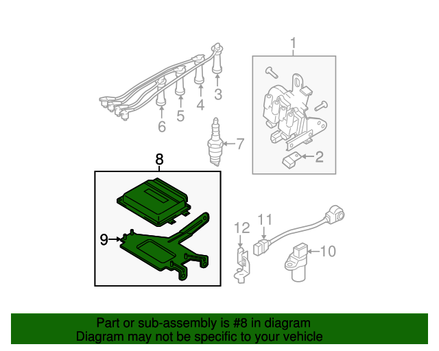 39103-23240 - Ecm 2005-2007 Kia Sportage | Kia.Parts Store