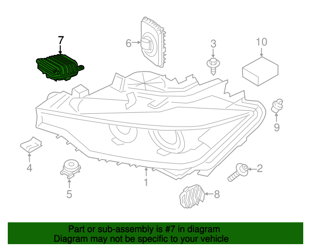 63117493235 - 2017-2019 BMW Control Unit (63-11-7-493-235) | BMW of ...