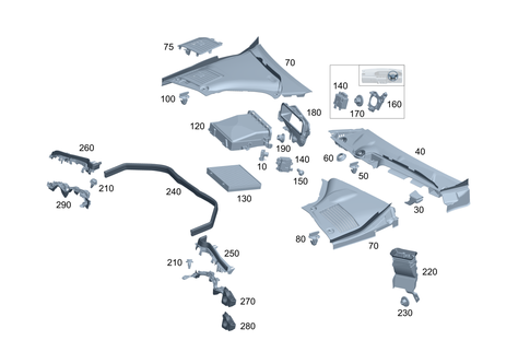 Water Deflector with Intake Bowl for 2024 Mercedes-Benz CLE 450 ...