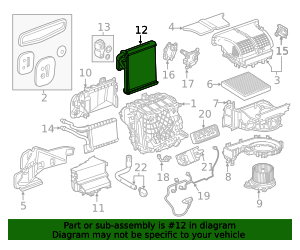 2021-2024 GM Evaporator 84806898 GM | GMPartsDirect.com