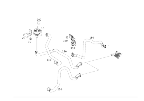 Heating Water Lines for 2019 Mercedes-Benz GLA 250 | Mercedes-Benz USA ...