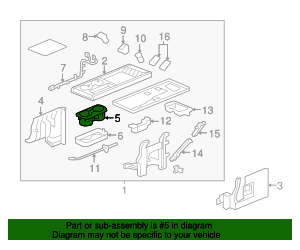2007-2011 Honda CR-V Holder Assembly, Cup *Tblack* (Black) 81176-SWA ...