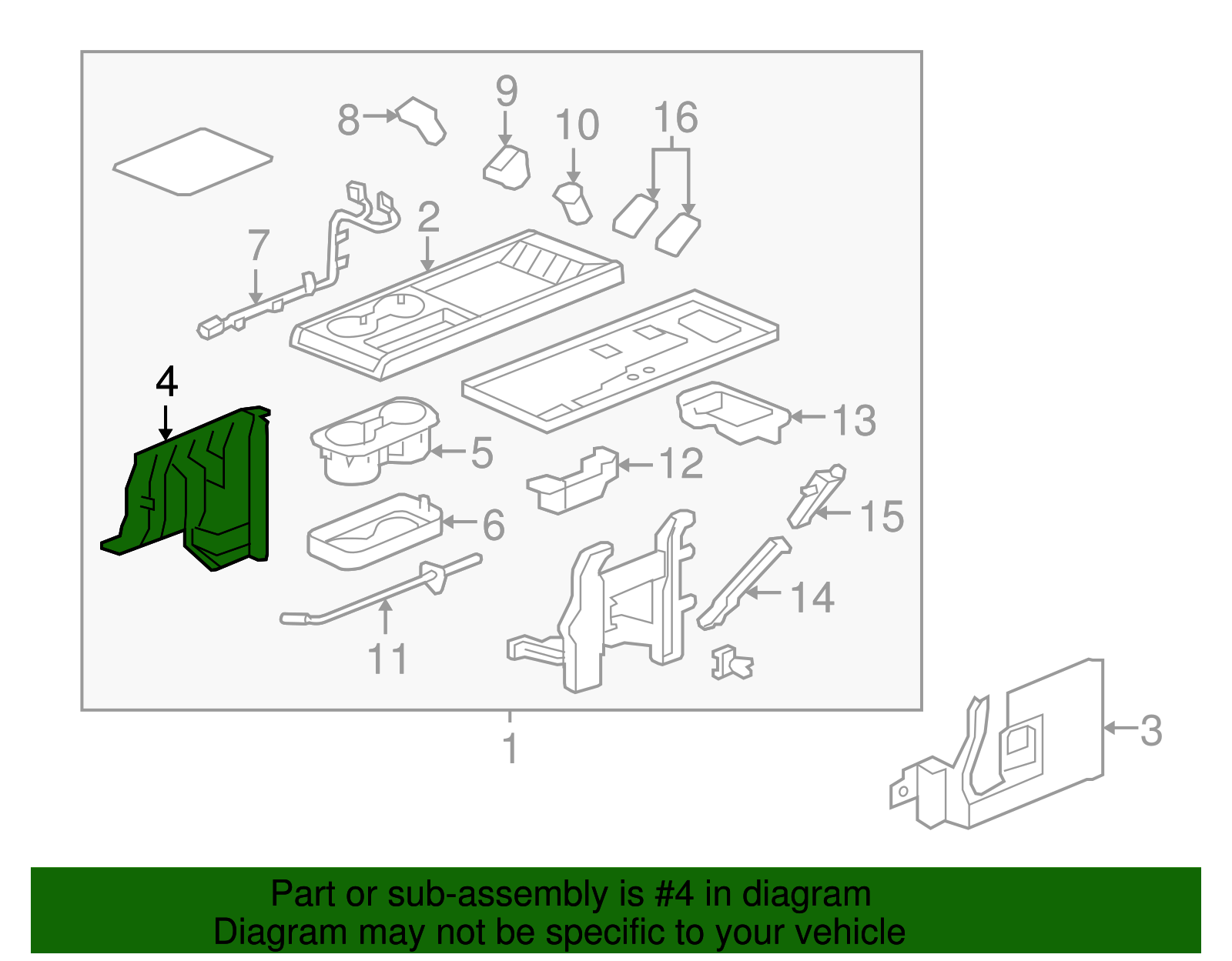 81194-SWA-A01ZA - Inner Cover 2007-2011 Honda CR-V | Honda Parts Online