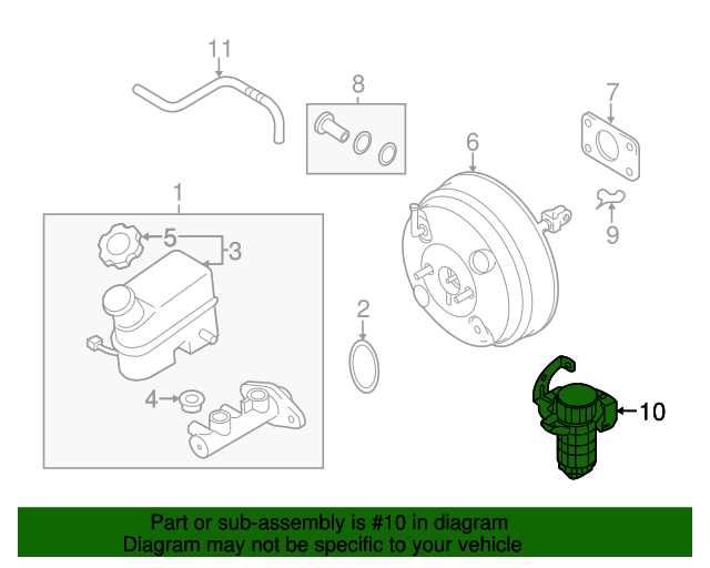 2011-2015 Kia Optima Vacuum Pump 59200-3Q500 | OEM Parts Online
