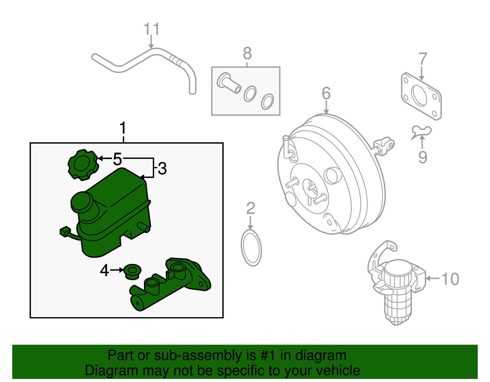 2011-2015 Kia Optima Master Cylinder 58510-2T200 | OEM Parts Online