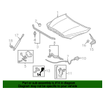 69759-0C010 - Hood Latch Clip 2000-2022 Toyota | Longo Toyota Parts