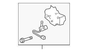 53510-0C040 - Lock Assembly - 2007-2021 Toyota | OEM Genuine Toyota Parts