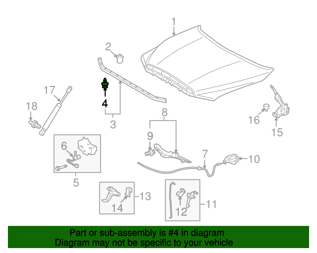 90467-08011-83 - Front Seal Clip 2001-2023 Toyota | Longo Toyota Parts