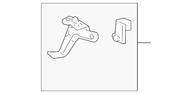 2010-2021 Toyota Sequoia Catch Lever 53540-0C050 | Toyota Parts Center