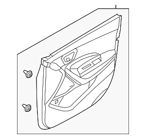 2017-2018 Hyundai Santa Fe Sport Door Trim Panel 82307-4Z010-UVY ...