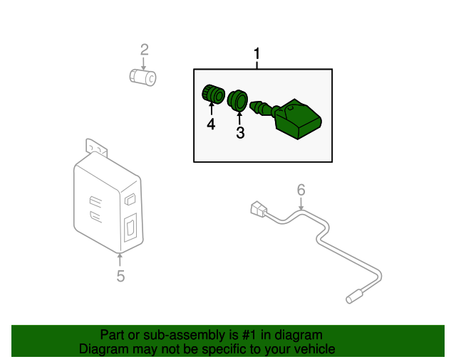 40700-CD001 - Sensor - 2003-2006 Nissan | World OEM Parts Nissan