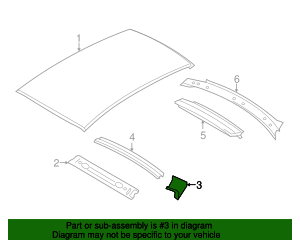 41-21-7-297-943 - Left upper apron reinforcement 2012-2019 BMW ...