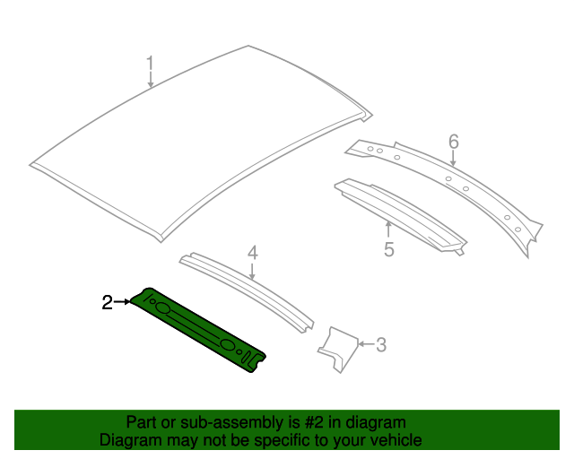 Genuine BMW 41-00-7-297-957 | Windshield Header | FREE Shipping on Most ...