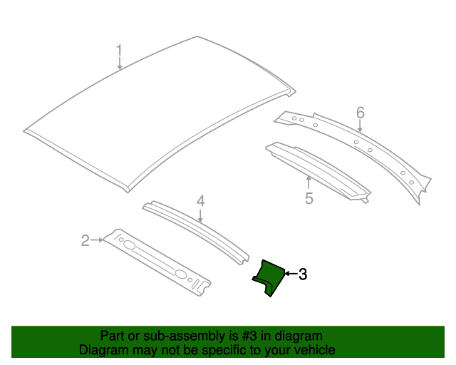 41-21-7-297-943 - Left upper apron reinforcement 2012-2019 BMW ...