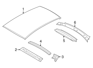 41-21-7-297-943 - Left upper apron reinforcement 2012-2019 BMW ...