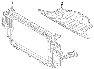 64101-Q5000 - Radiator Support 2021-2023 Kia Seltos | Kia.Parts Store