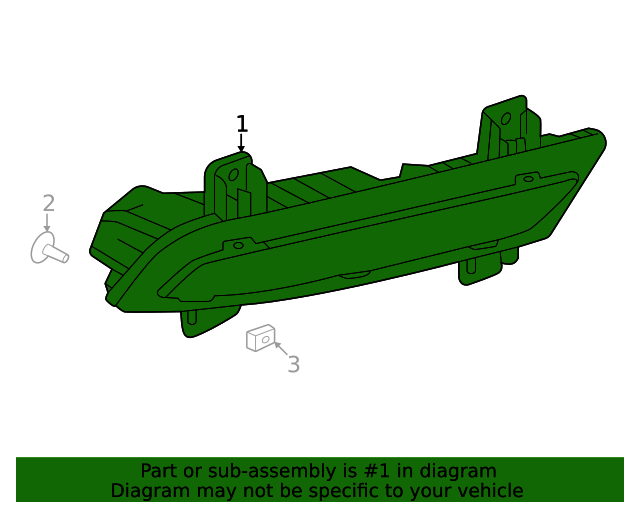 2022-2023 Chevrolet Bolt EV Turn Signal Light Assembly 42788706 ...