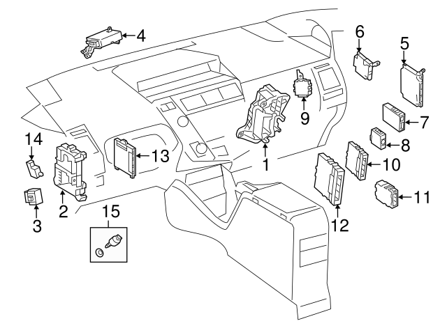 89650-47412 - Power Steering Control Module - 2015-2017 Toyota Prius V ...