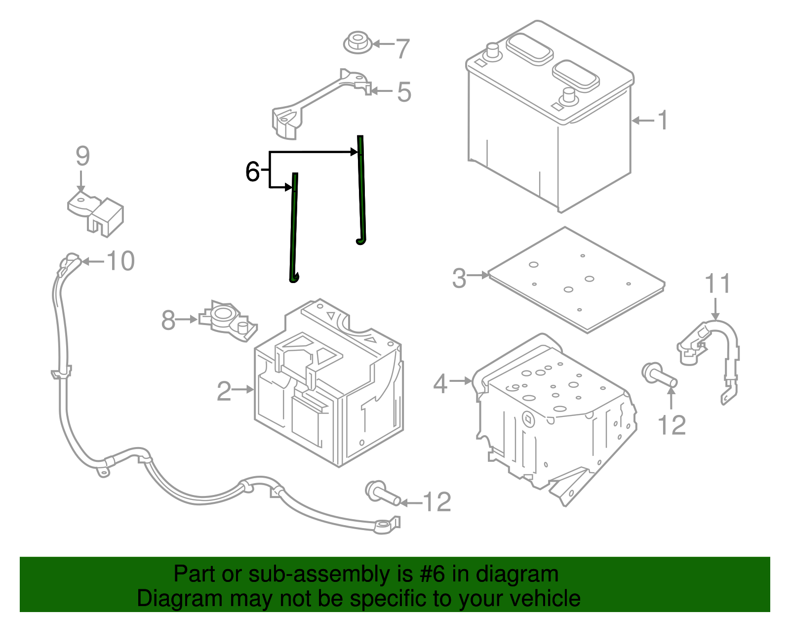 2008-2019 Nissan Hold Down Bolt 24425-8991A | Ziegler Nissan of Orland Park