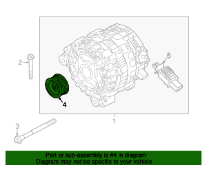 12318629984 - 2016-2023 BMW Alternator Pulley (12-31-8-629-984) | BMW ...