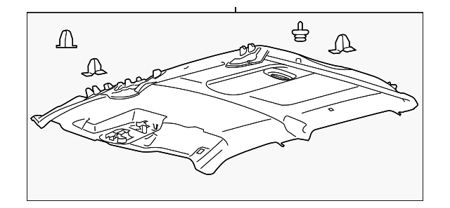 2021-2025 Ford F-150 Headliner ML3Z-1851944-BK | OEM Parts Online