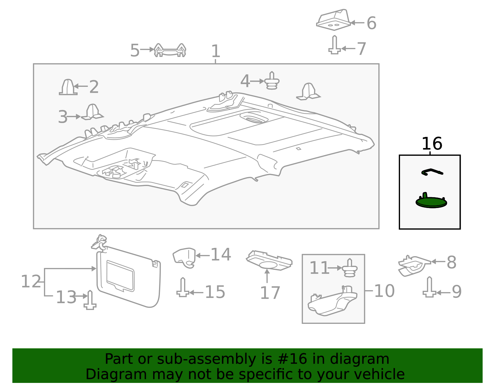 2021-2025 Ford Speaker Grille ML3Z-18978-AC | Miracle Ford Parts