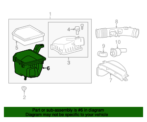 2014-2020 Lexus Air Filter Housing 17701-31620 | OEM Parts Online