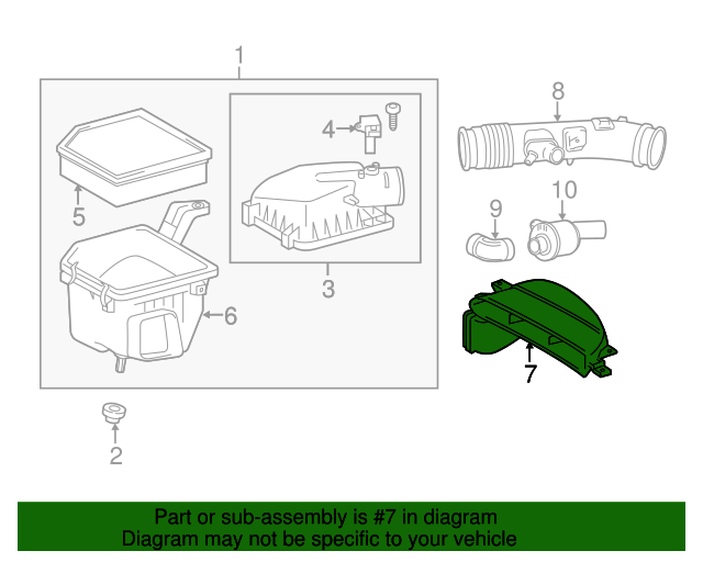 2021-2023 Lexus Air Inlet 17751-31390 | OEM Parts Online