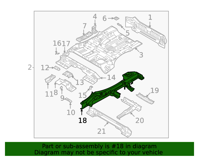 2022-2023 Hyundai Tucson Rail Section 65710-CW000 | OEM Parts Online