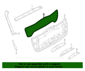 51498259856 - 2000-2005 BMW Access Cover (51-49-8-259-856) | BMW of ...