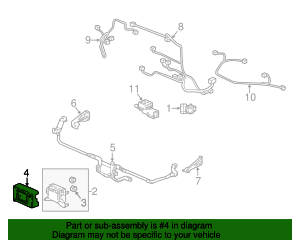 2018-2020 Honda Accord Cover, Milliwave Radar 36809-TVA-A12 | OEM Parts ...